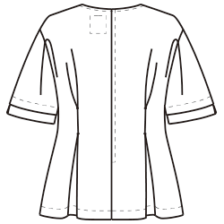 【Unite＆Calala/チトセ株式会社-DOM-0027-C24】レディーストップス（ヌードピンク）【軽量ストレッチツイル】 [エステユニフォーム.com]